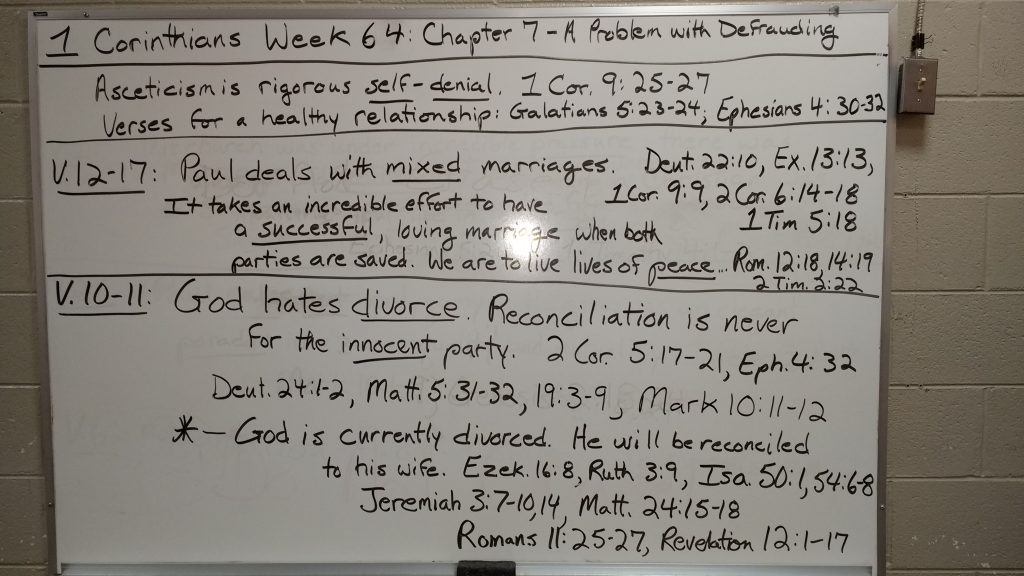1 Corinthians Week 64 – Cornerstone Bible Class